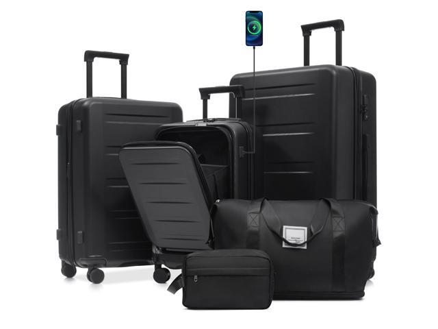 Click here for Luggage Sets 5 Piece with Front Opening  Hardside... prices