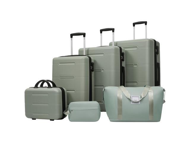 Click here for 6 Piece Luggage Set Lightweight Hardshell Suitcase... prices