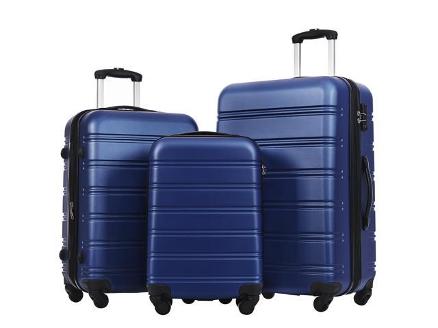 Click here for 3 Piece Luggage Set Hardside Spinner Suitcase with... prices