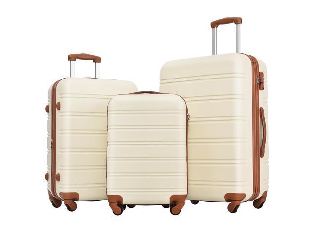 Click here for 3 Piece Luggage Set Hardside Spinner Suitcase with... prices