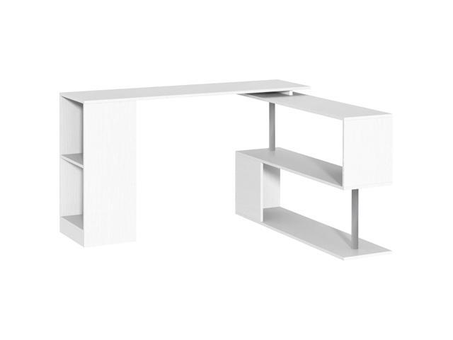 Click here for 55 360° Rotating Corner Computer Desk Modern L-Sha... prices