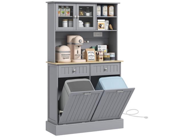 Click here for 68 Kitchen Pantry Storage Cabinet with Charging St... prices