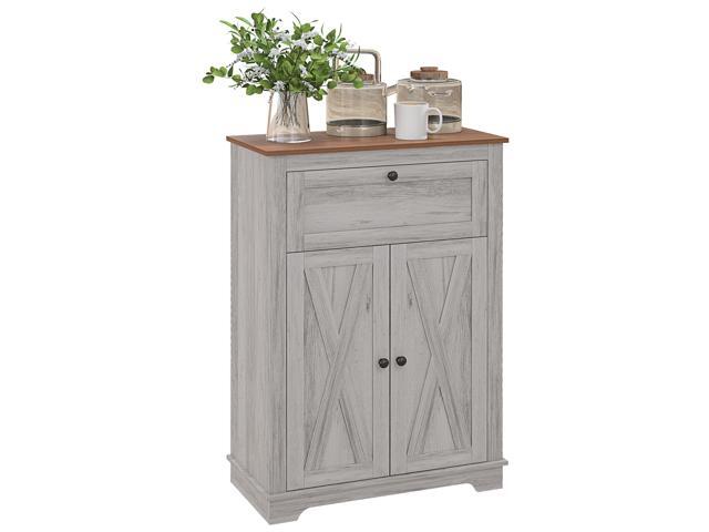 Click here for Farmhouse Barn Door Accent Cabinet  Kitchen Sidebo... prices