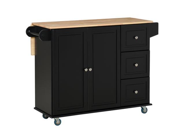 Click here for Mobile Kitchen Island with Drop Leaf  Storage Trol... prices
