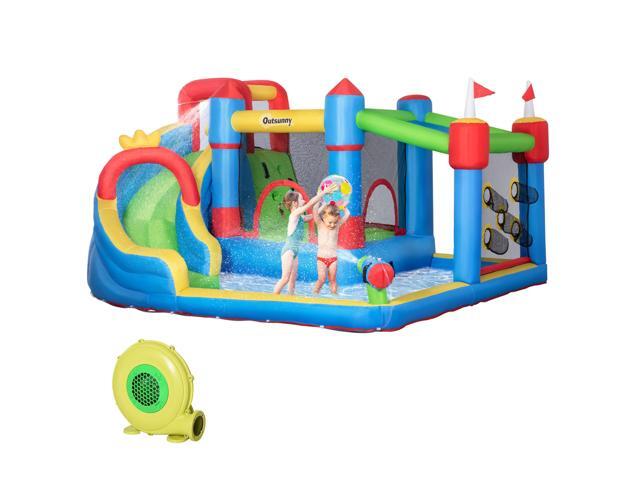 Click here for 6-in-1 Inflatable Bounce House with Slide  Climbin... prices