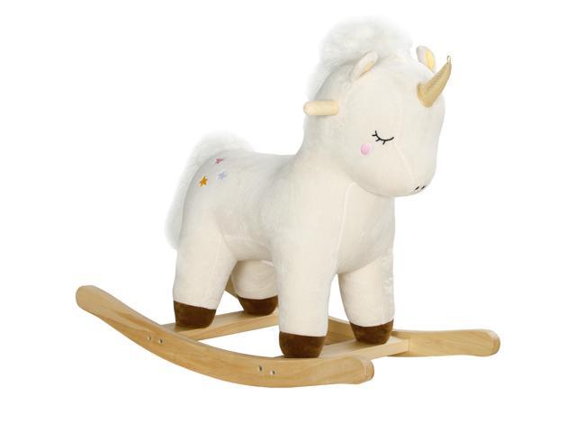 Click here for Rocking Horse  Plush Ride on Unicorn with Realisti... prices