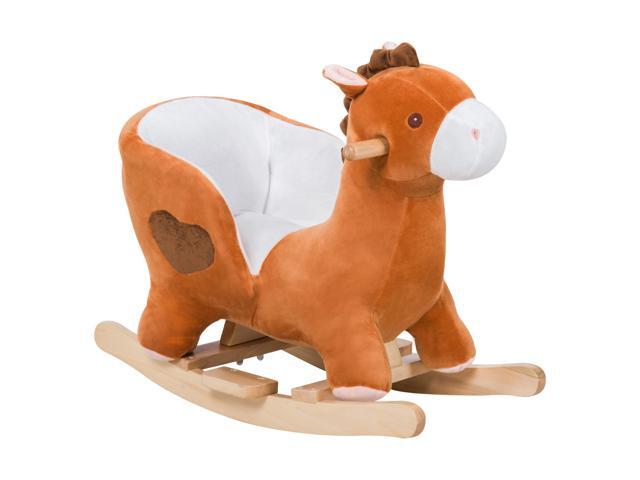 Click here for Kids Ride On Rocking Horse  Plush Animal Toy Sturd... prices