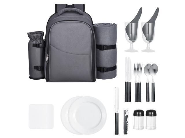 Click here for Beach Picnic Backpack Bag for 2 Person with Cooler... prices