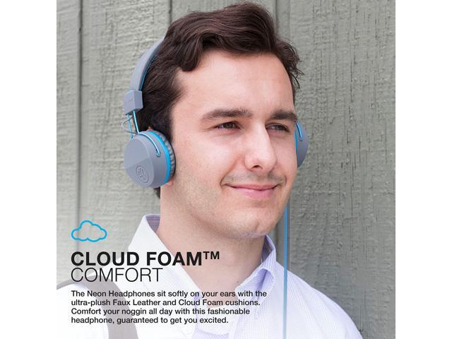 Click here for Neon On-Ear Wired Headphones  Graphite/Blue  Feath... prices