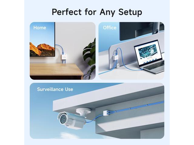 Click here for 5-Pack 2-Port Keystone Jack Surface Mount Box in W... prices