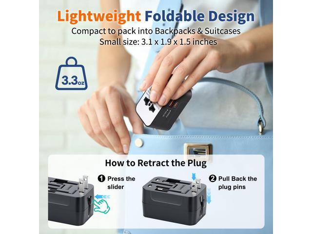 Click here for Travel Adapter Fast Charge  Worldwide All in One U... prices