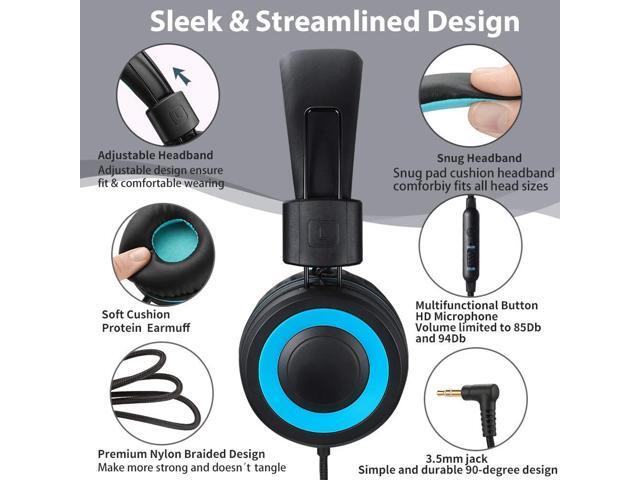 Click here for Kids Headphones with Microphone Lightweight Foldab... prices