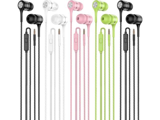 Click here for Earbuds with Microphone  5 Pack Wired Heavy Bass H... prices