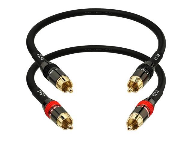 Click here for Low Noise 12 Gauge Premium RCA Audio Line Patch Ca... prices