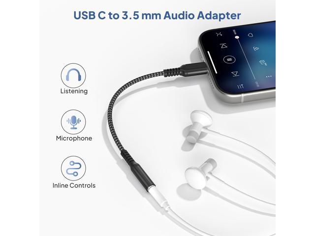 Click here for 0.6FT/0.18M Headphone Aux Adapter  USB C to 3.5mm... prices