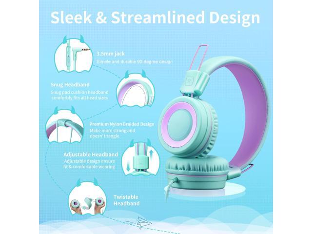 Click here for Kids Headphones with Microphone Stereo Headphones... prices