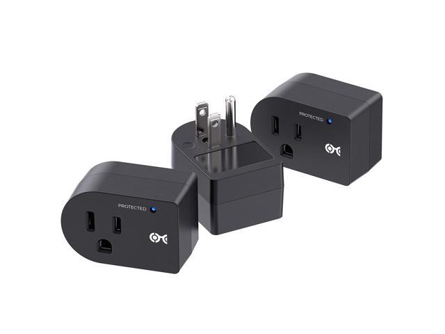 Click here for 3-Pack Non-Blocking 490 Joules Single Outlet Surge... prices