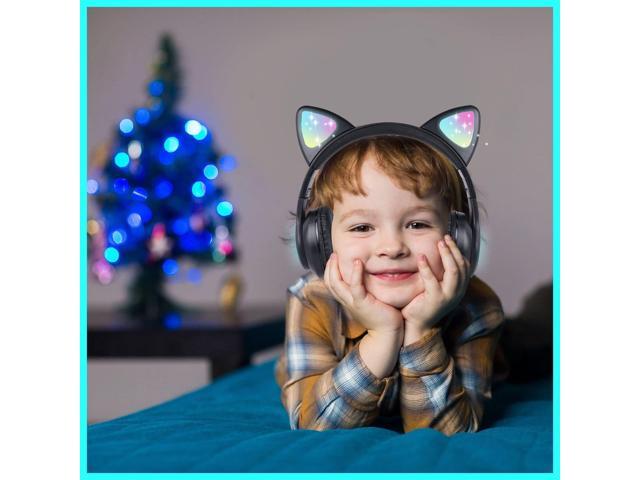 Click here for Wireless Kids Headphones for Boys Girls  Cat Ear L... prices