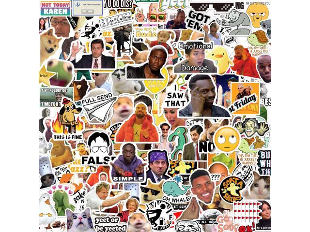 Click here for 306pcs Funny Meme Vinyl Stickers Pack  Large Bulk... prices