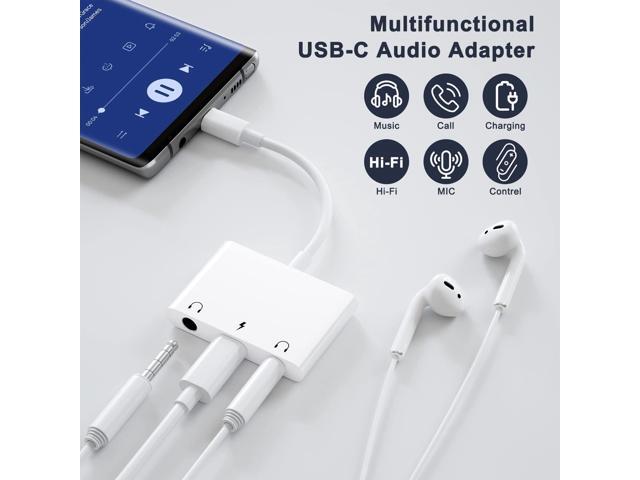 Click here for USB C to 3.5mm Audio Adapter  3 in 1 Aux to USB C... prices
