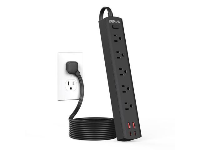 Click here for Ultra Thin 5 Ft Flat Plug Extension Cord  1700 Jou... prices