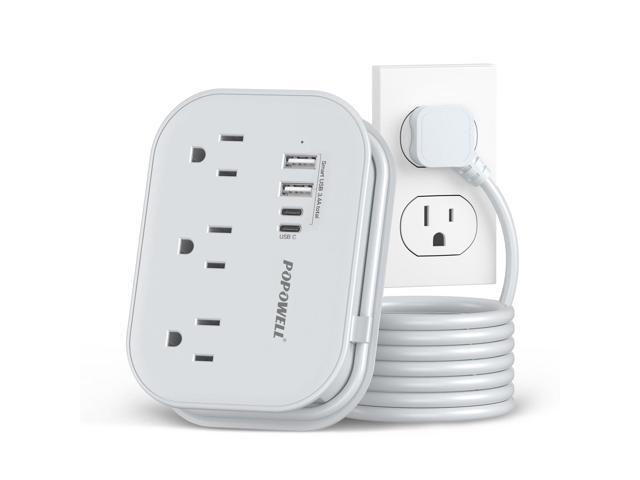 Click here for Flat Plug Power Strip  3 Outlets and 4 USB Ports (... prices