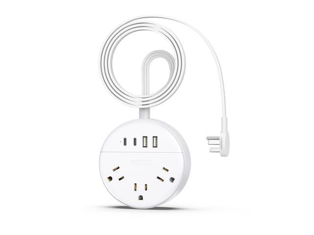 Click here for Flat Extension Cord 5 ft  Flat Plug Power Strip wi... prices