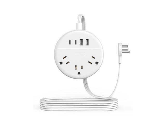 Click here for Flat Extension Cord 10 ft  Flat Plug Power Strip w... prices