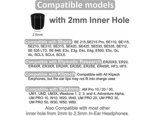 Click here for Replacement Memory Foam Tips Foam Sleeves Earbuds... prices