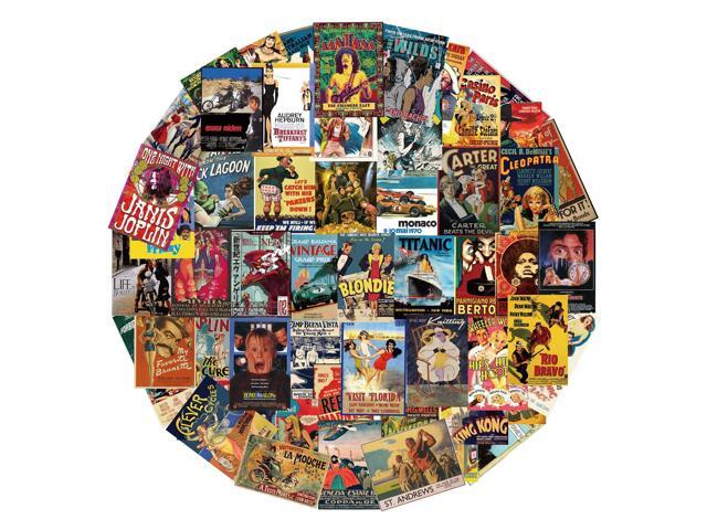 Click here for 100 pcs Vintage Posters Nostalgic Vinyl Skateboard... prices