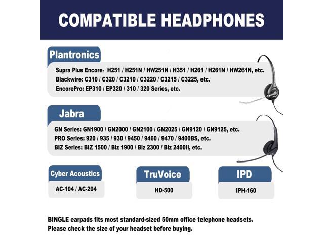 Click here for Ear Cushions for Headset Replacement 50mm Ear Pads... prices