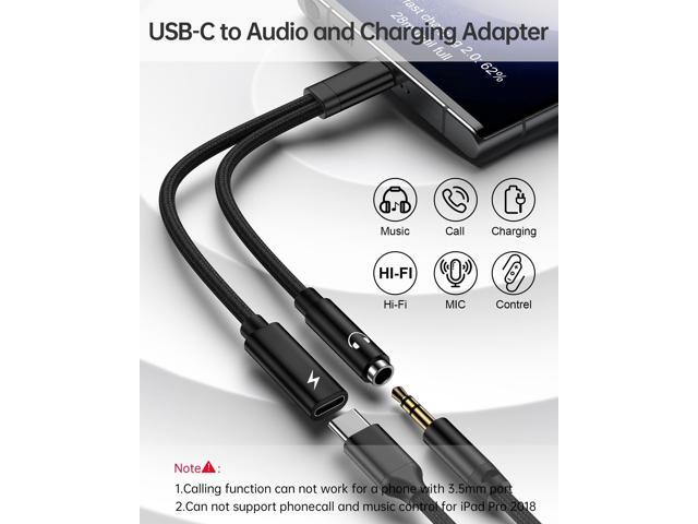 Click here for 2Pack 2 in 1 USB C to 3.5mm Aux Adapter  Dongle C... prices