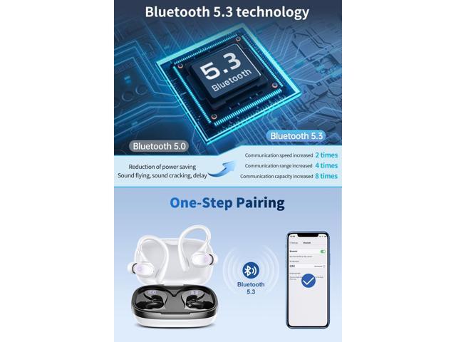 Click here for Wireless Earbuds  60H Playback Bluetooth 5.3 Headp... prices