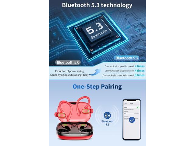 Click here for Wireless Earbuds  60H Playback Bluetooth 5.3 Headp... prices