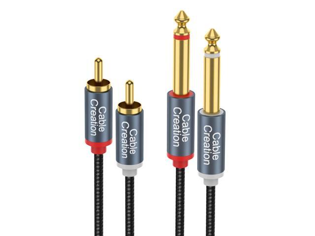 Click here for RCA to 1/4 Cable  Dual 1/4 inch TS to Dual RCA Ste... prices