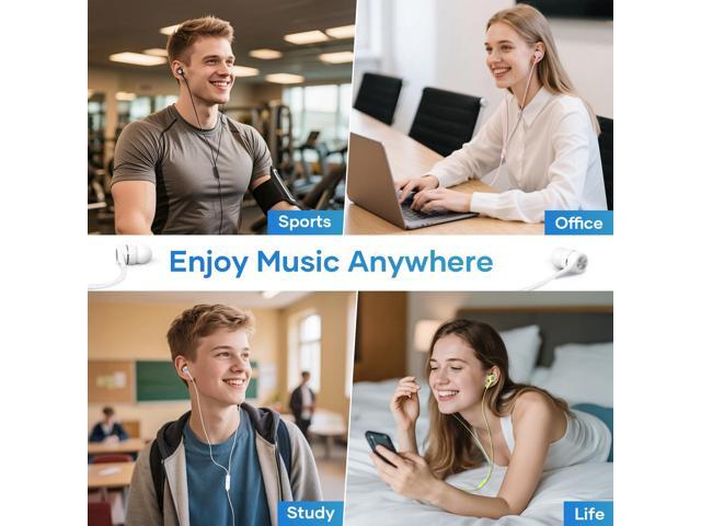 Click here for Earbuds with Microphone 5 Pack  in-Ear Wired Headp... prices