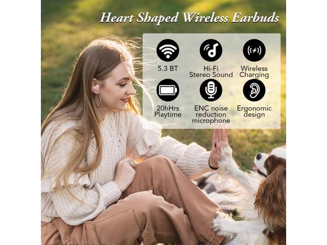 Click here for Upgraded Heart Shaped Earbuds with Light  Stylish... prices