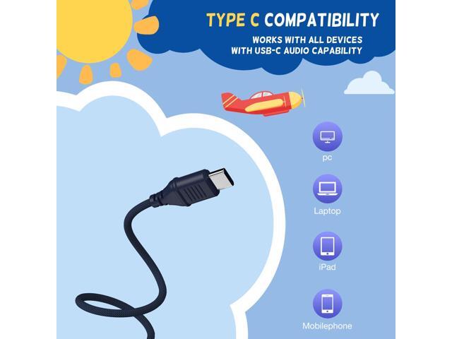 Click here for USB Type C Headphones for School  Wired Toddler He... prices