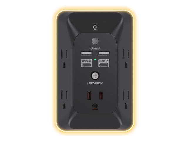 Click here for Black Multi Plug Outlet  Outlet Extender with 4 US... prices