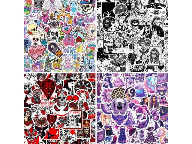 Click here for 200 Pcs Horror Decor Stickers Bulk. Cool Skull Sti... prices