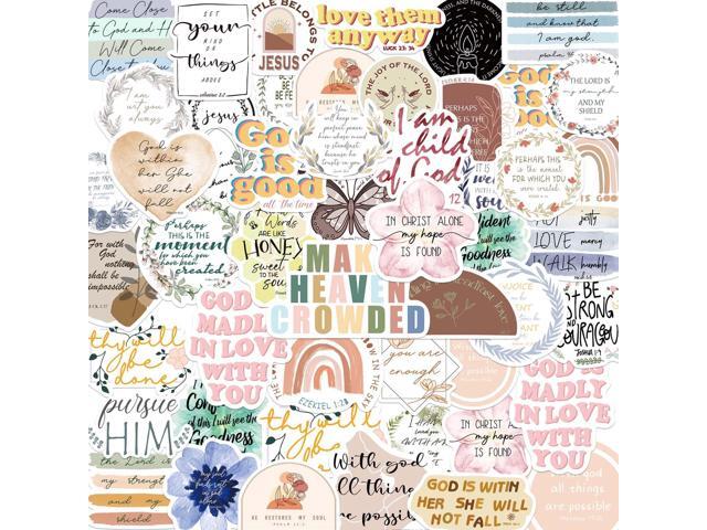 Click here for 50PCS Verse Stickers: Inspirational Stickers for W... prices