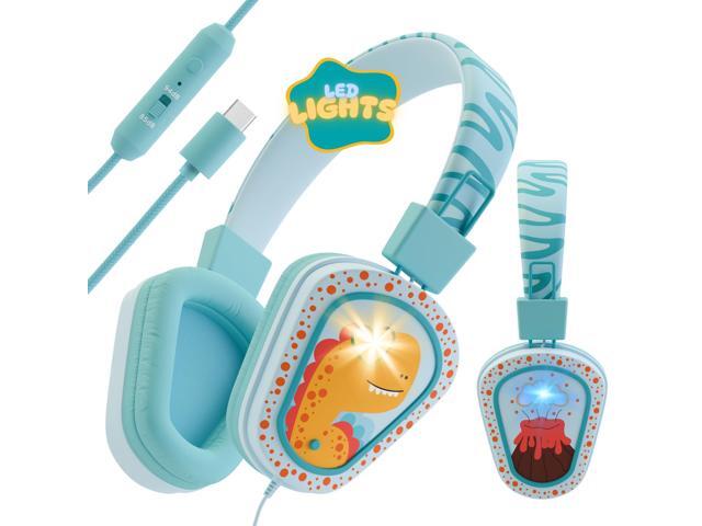 Click here for Kids Headphones Wired LED Lights with Microphone... prices