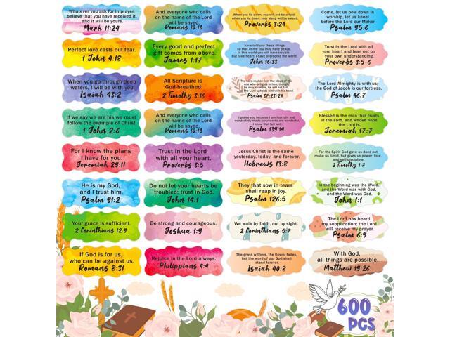 Click here for 600 Pieces Verse Stickers Inspirational Scripture... prices