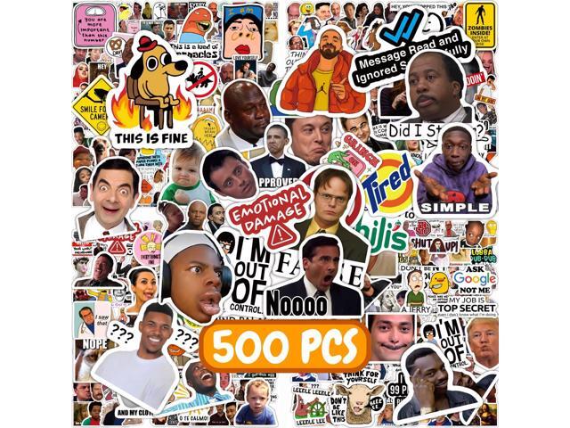 Click here for 500 Pcs Funny Stickers for Adults & Teens - Trendy... prices