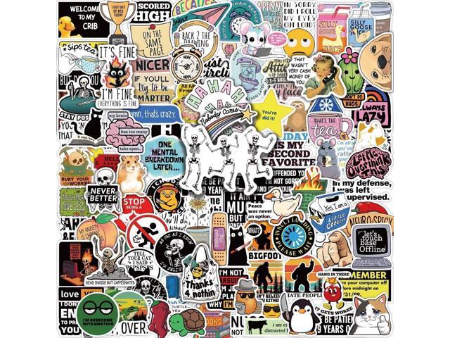 Click here for 150 PCS Hilarious Stickers for Adults  Funny Meme... prices