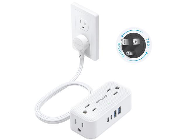 Click here for 360° Rotating Flat Plug Power Strip  5FT Extension... prices