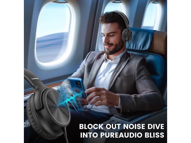 Click here for Over Ear Headphones Wired  3.5mm Foldable Wired He... prices