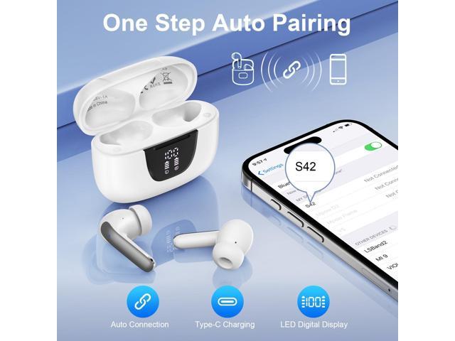 Click here for Wireless Earbuds  Bluetooth 5.3 Headphones Bass St... prices