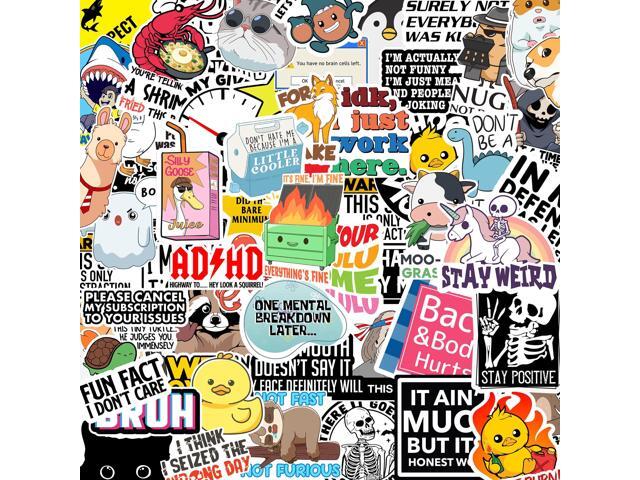 Click here for 203 Pcs Funny Stickers for Adults Quote Water Bott... prices