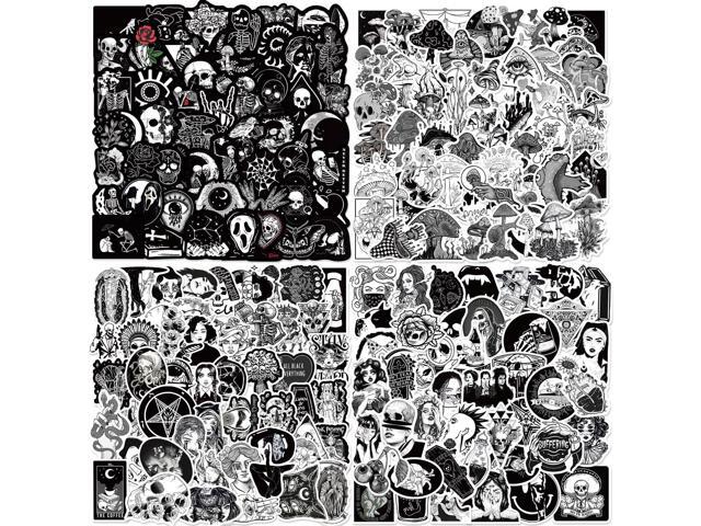 Click here for 200Pcs Stickers Pack  Black and White Sticker  Coo... prices